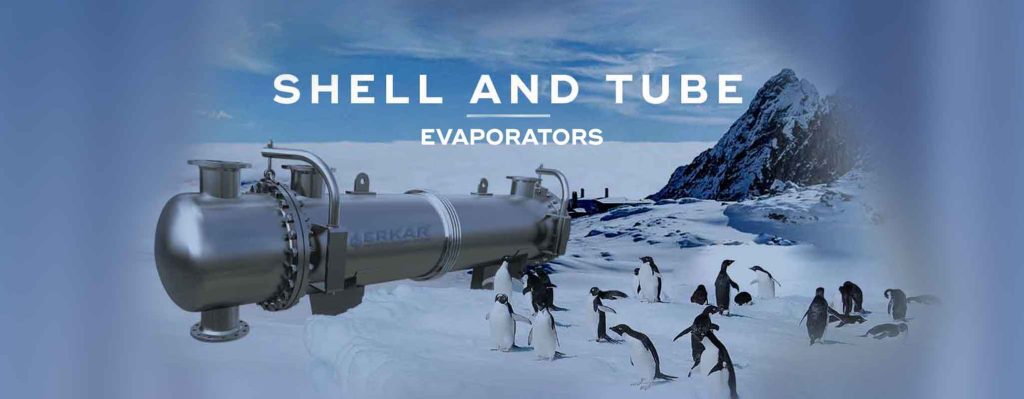 SHELL AND TUBE EVAPORATORS - ERKAR INDUSTRIAL COOLING SYSTEMS